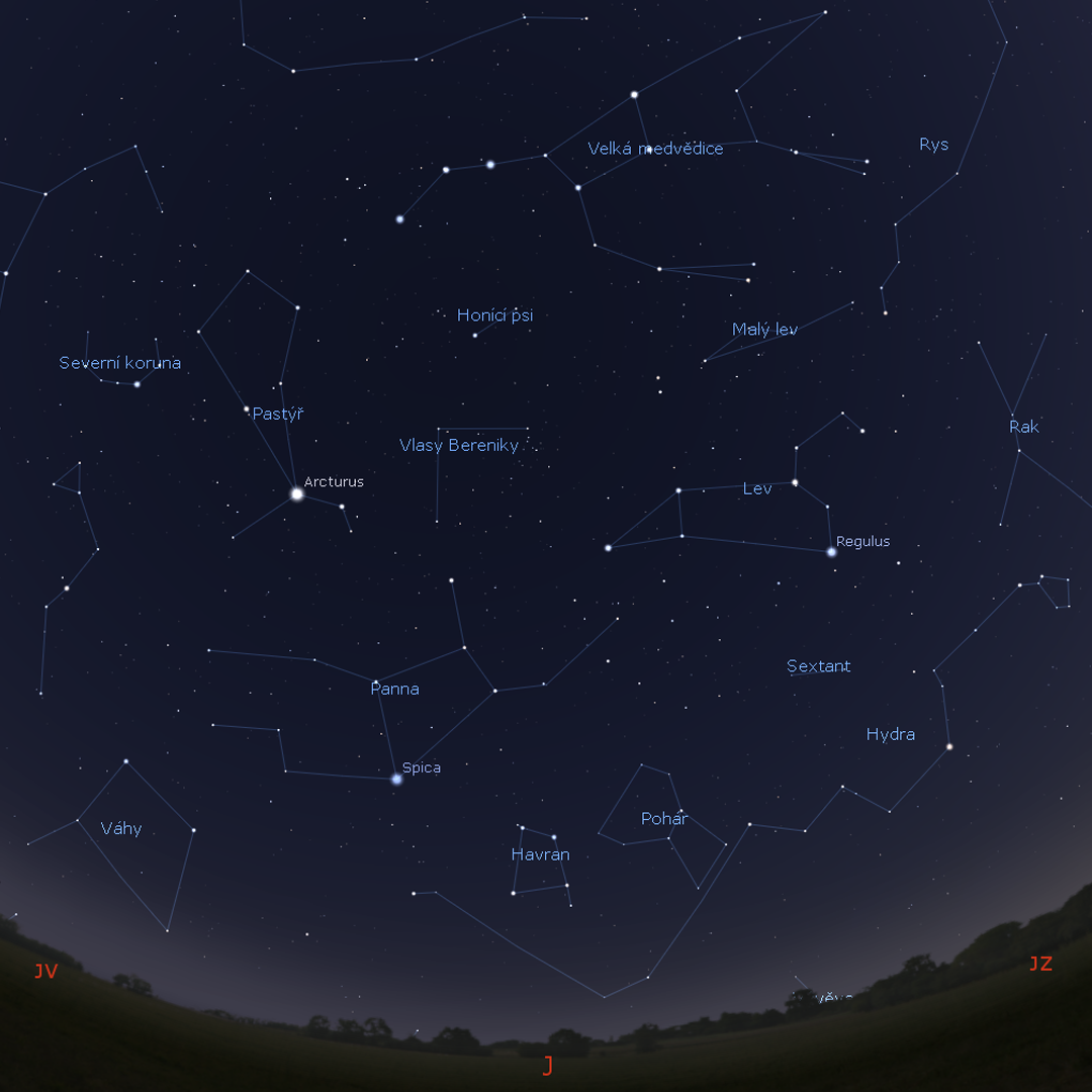 Obloha v květnu 2021 - Dark Sky Beskydy - Park tmavé oblohy